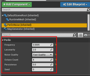 Unreal Engine 4: Generating a procedural terrain with an underwater world (Part 1) - Perlin Noise